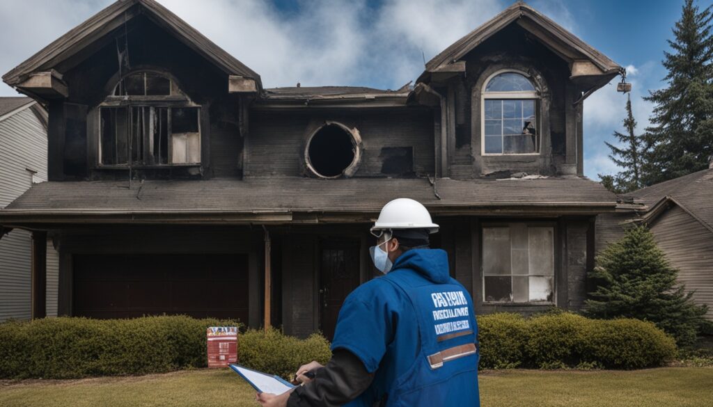 Is it safe to stay in a house with smoke damage?